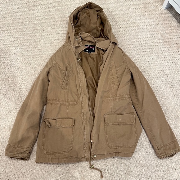 dELiA*s | Jackets & Coats | Tan Utility Style Jacket | Poshmark